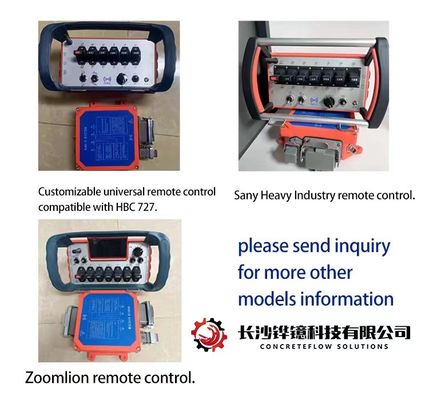 Wireless Radiomatic HBC Remote Control For Zoomlion Sany Heavy Industry ...